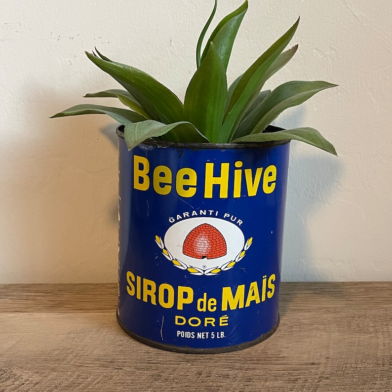 Vintage Beehive Tin Honey Tin Bee Hive Corn Syrup Tin - Etsy