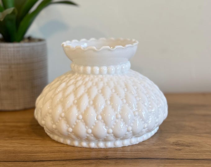 Milk Glass Lamp Shade