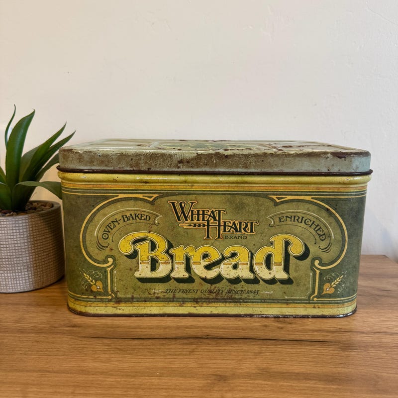 Vintage Bread Box - Etsy
