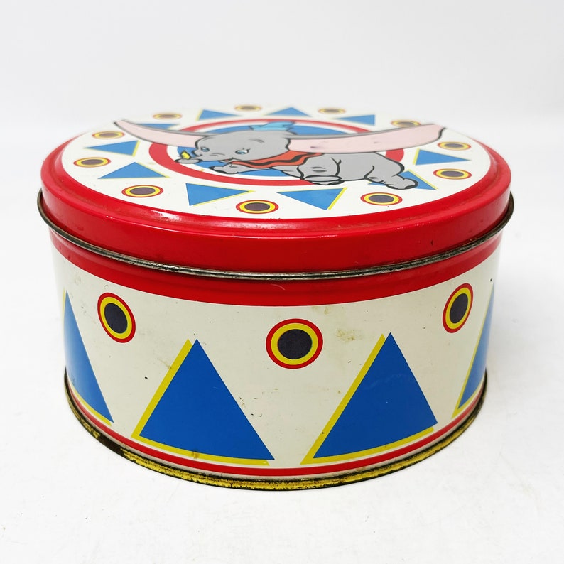 Dumbo Circus Tin Vintage Carmel Corn Tin Disney Circus - Etsy
