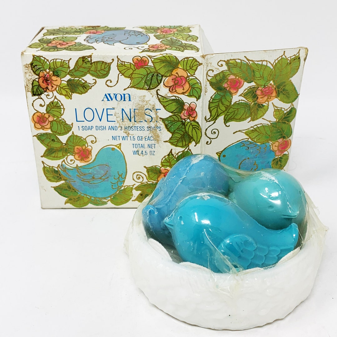 Blue Bird Soap Avon Love Nest Soap Soap Dish Bird Soap - Etsy