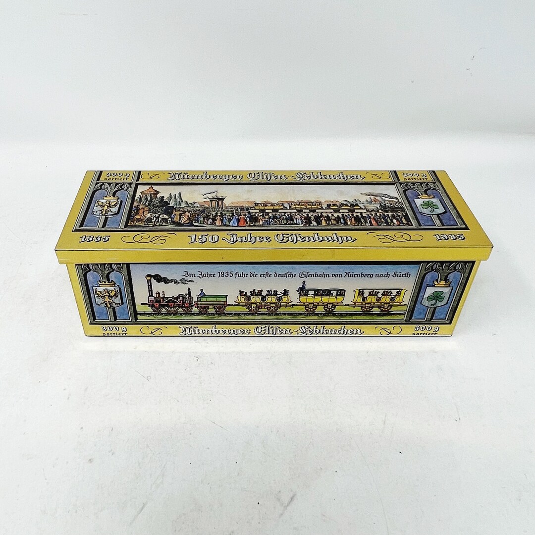 Vintage German Tin - Nurnberger Lebkuchen - German Lebkuchen Tin ...