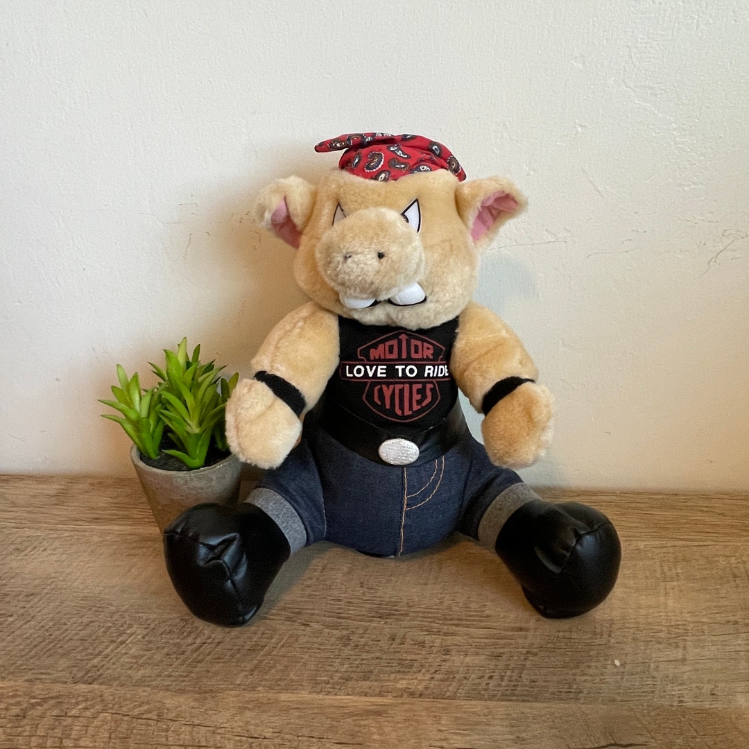 Harley Davidson Plush Hog - Pig - Love to Ride - Biker - Biker Chick ...