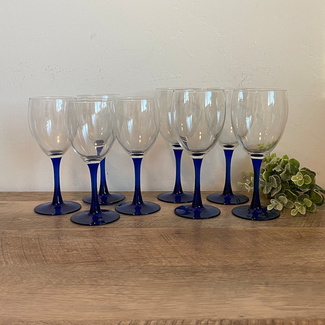 Luminarc Blue Stemware - YOU PICK - Nuance - Sapphire - Wine Glasses ...