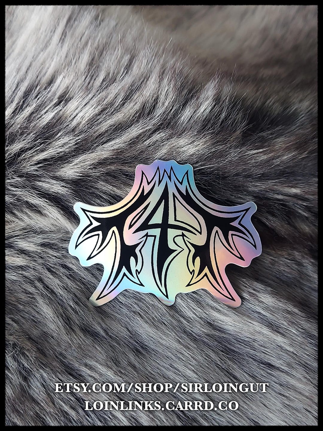 T4T Transgender Punk | Rainbow Holographic Sticker - Etsy