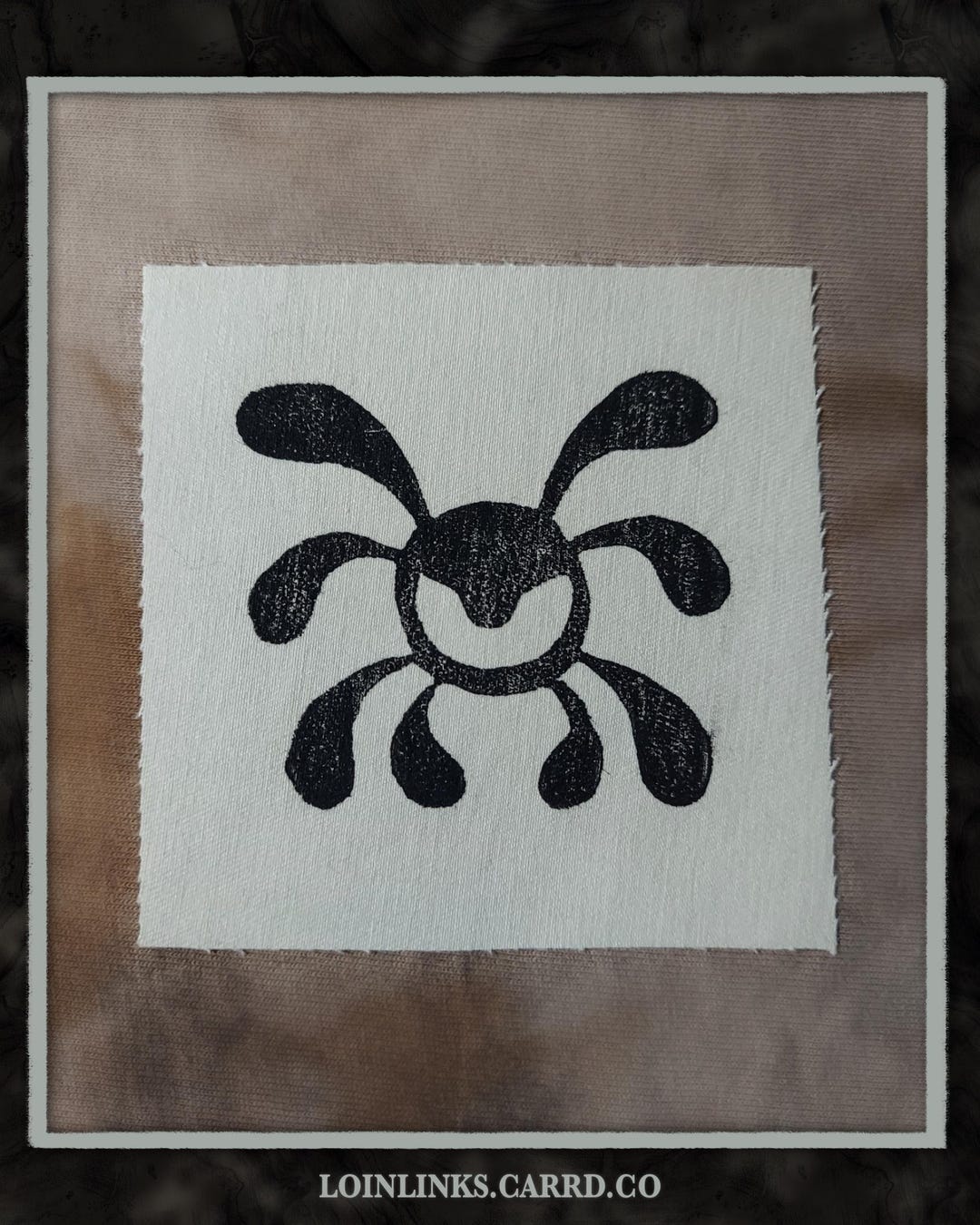 Animal Jam Phantom - Linocut Block Print Patch - Etsy