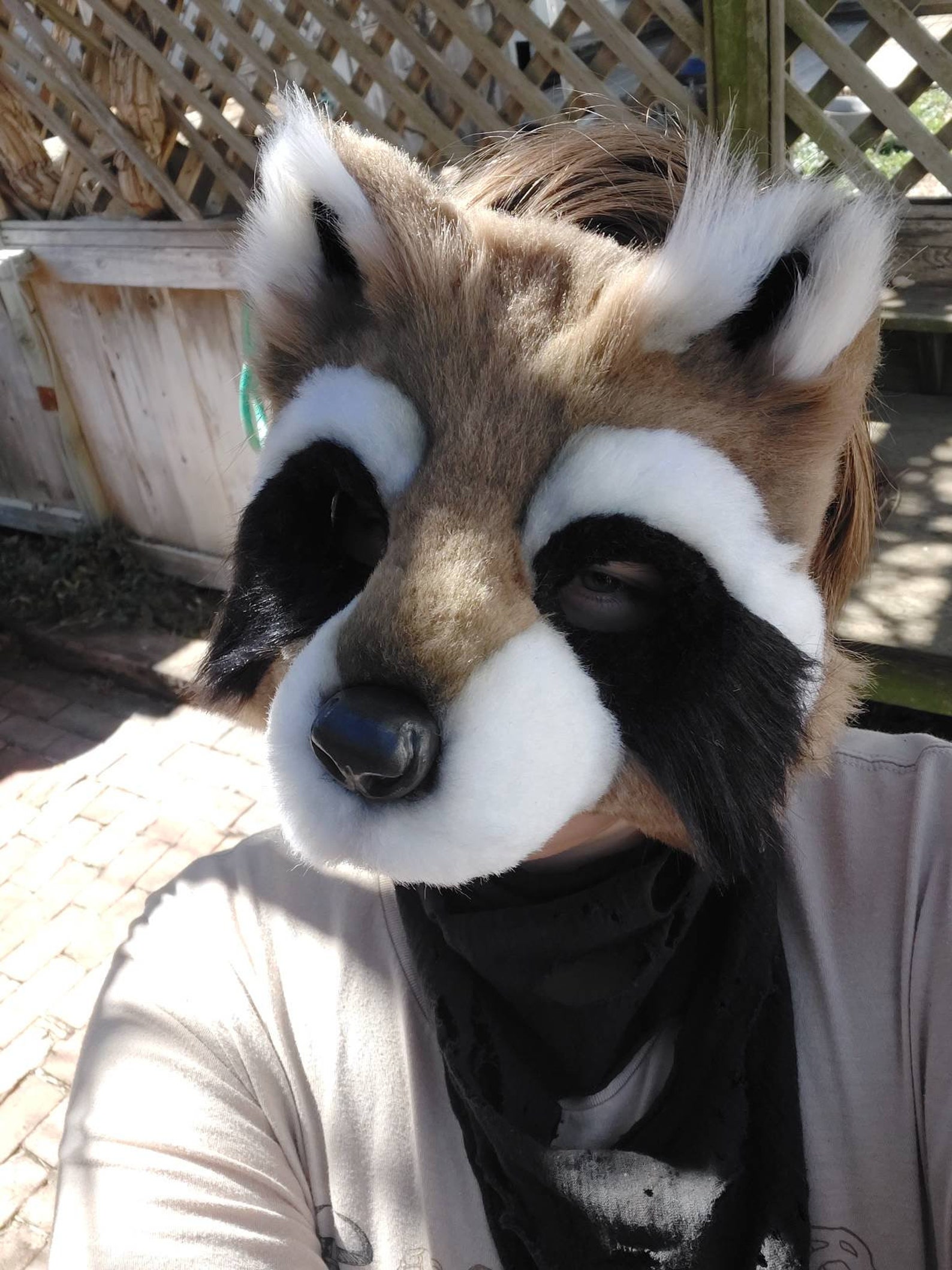 Raccoon Therian/larp Mask - Etsy