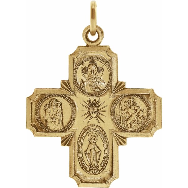 Four Way Cross Medal - Etsy