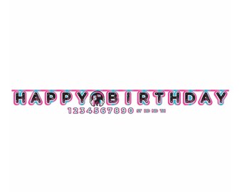 Pop Star Birthday Banner - Etsy