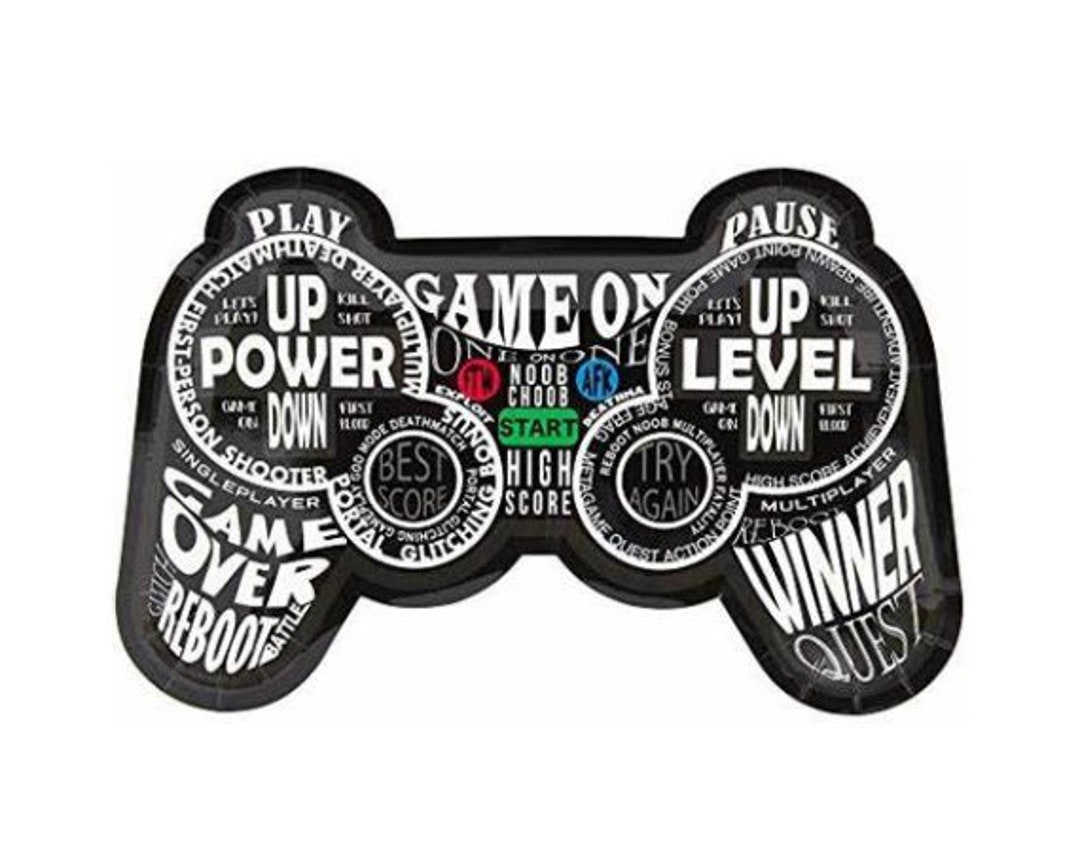 11 Video Game Controller Party Plates 8ct. the Perfect - Etsy