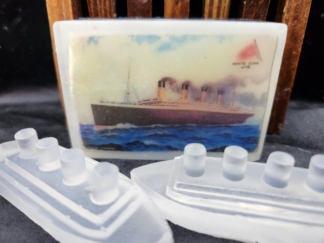 Titanic Soap Set Handcrafted Soap English Rose and Tobacco and Bay Leaf ...