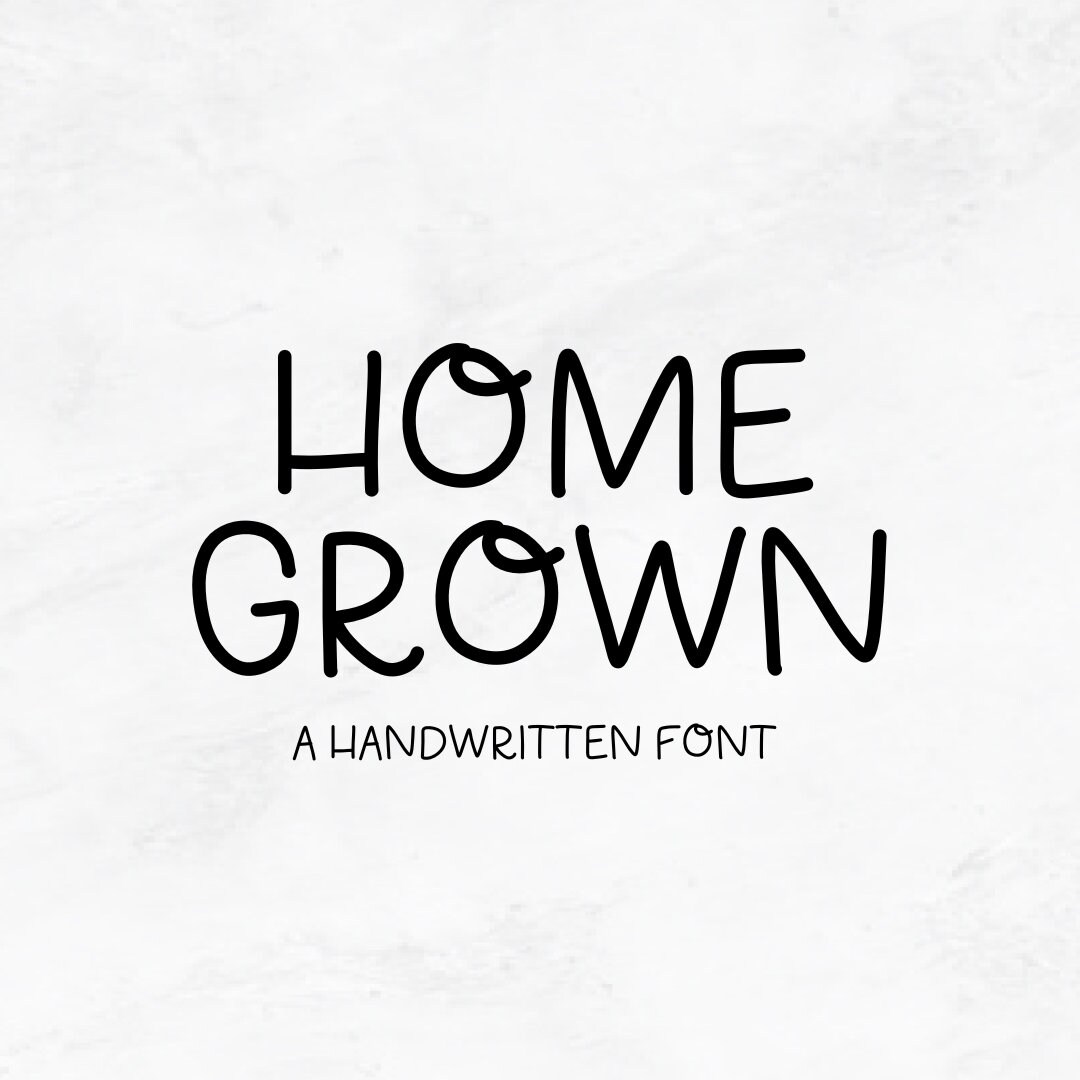 Cute Playful Handwritten Font for Procreate, Handwriting Fonts for ...