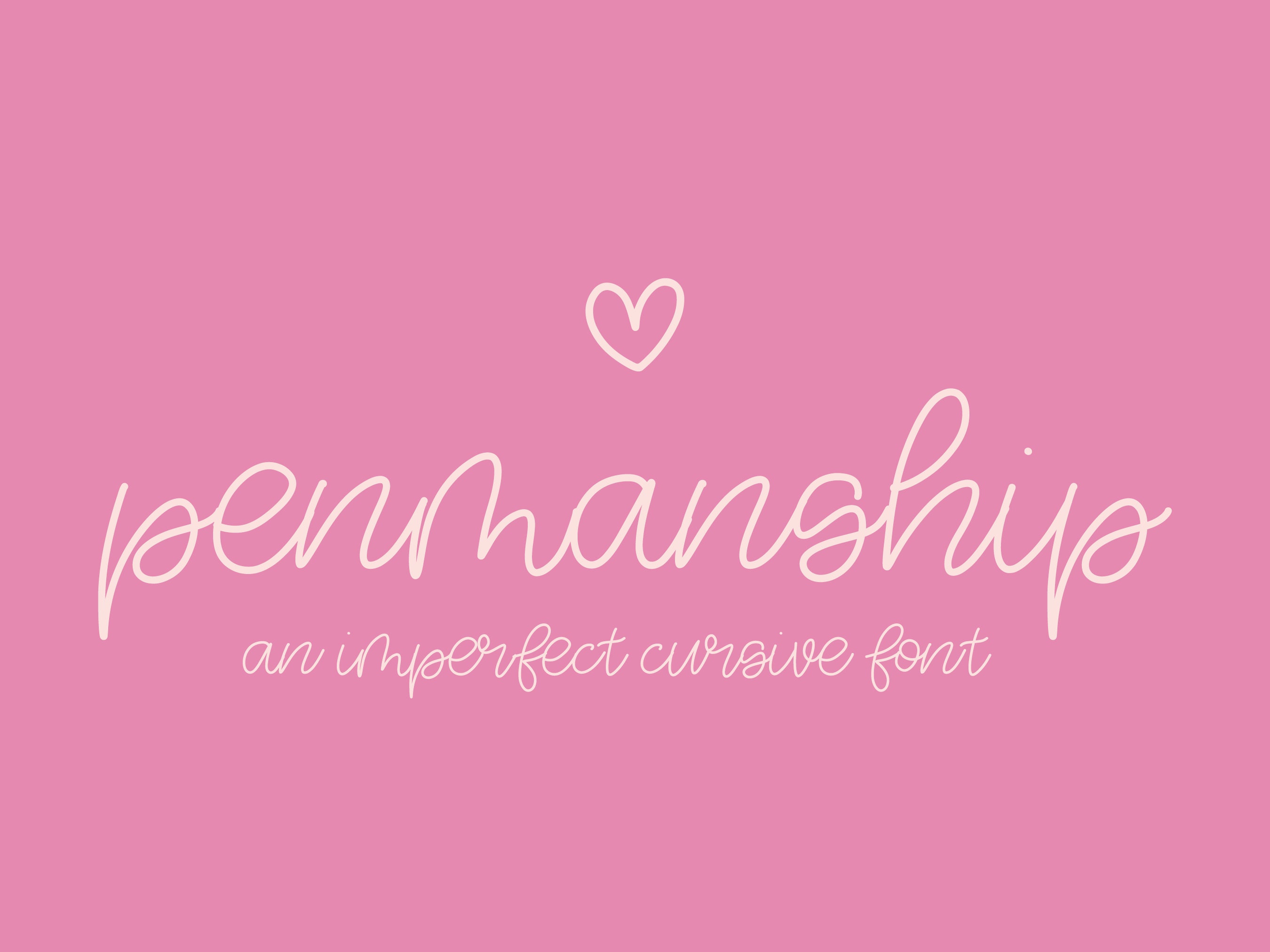 Cute Handwritten Cursive Font, Girly Teacher Classroom Crafting ...