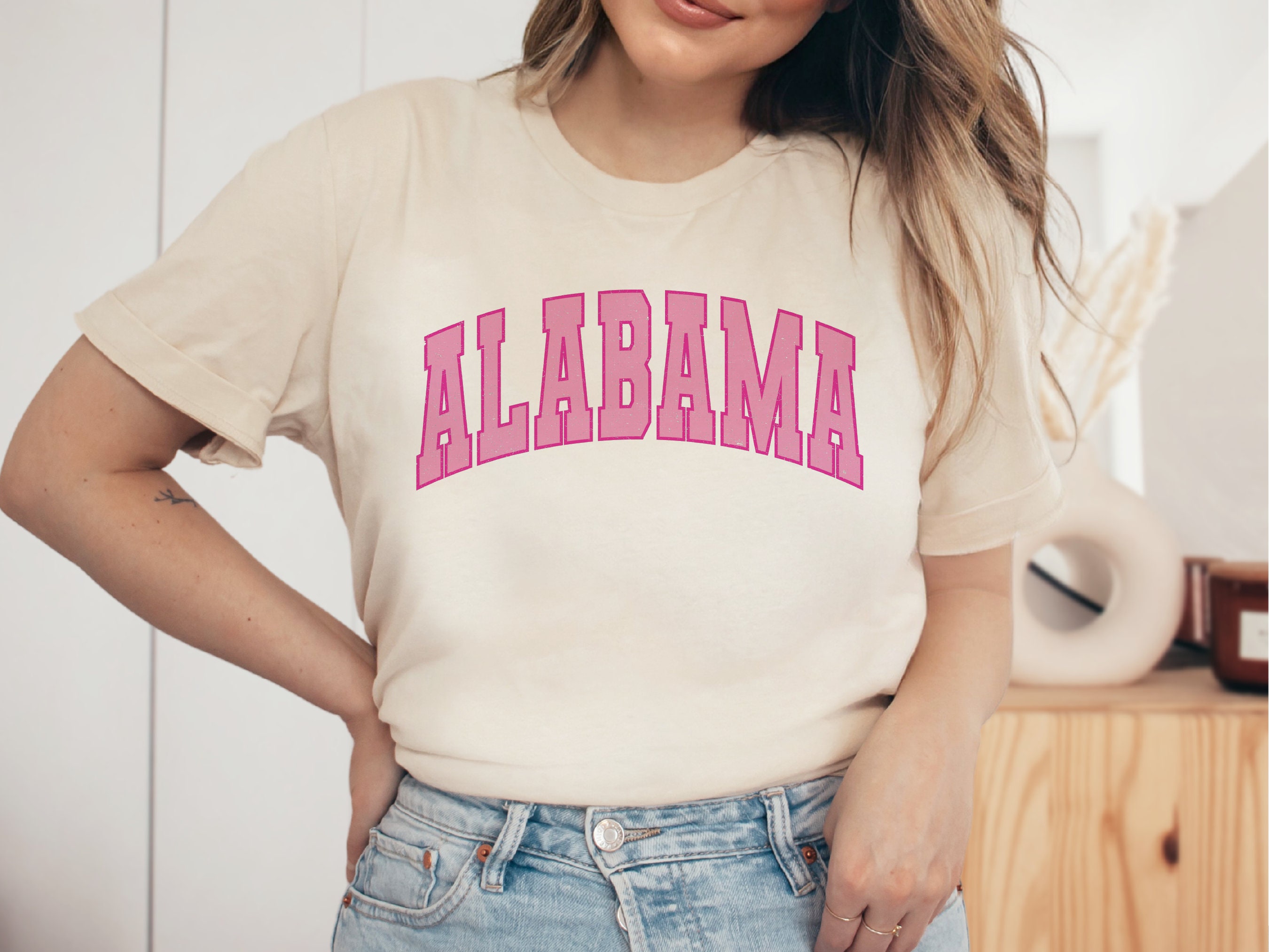Vintage Varsity Alabama Png for Sublimation, Trendy Travel State ...