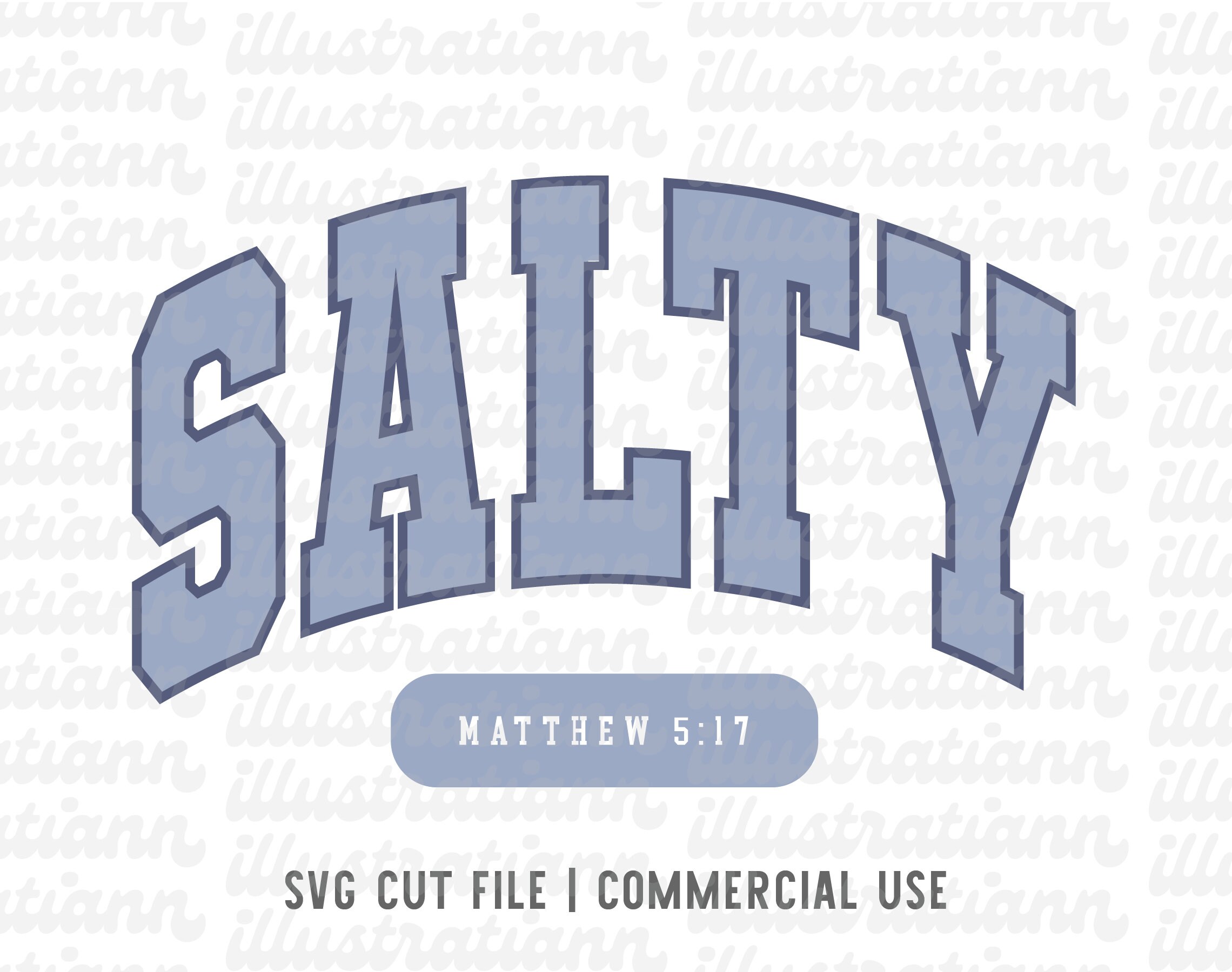 Vintage Varsity Salty SVG Commercial Use File, DIY Cricut Shirt Png ...