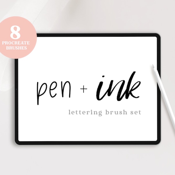 G Pen Procreate - Etsy