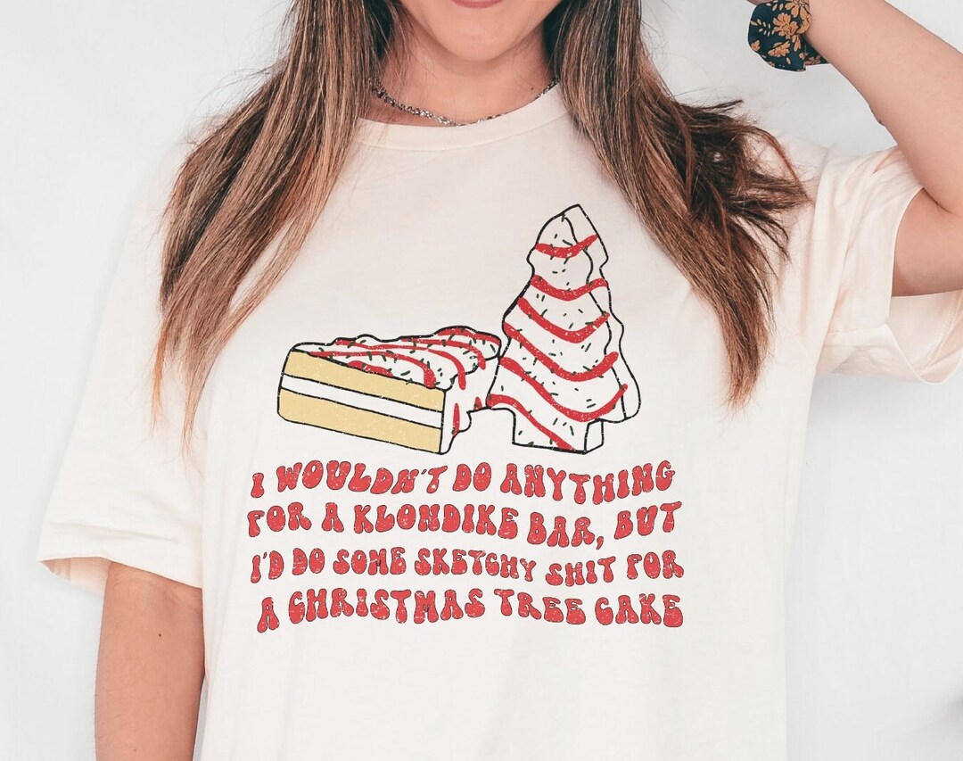 Funny Christmas Tree Cake Sublimation Png, Little Debbie Tree Cake Png ...