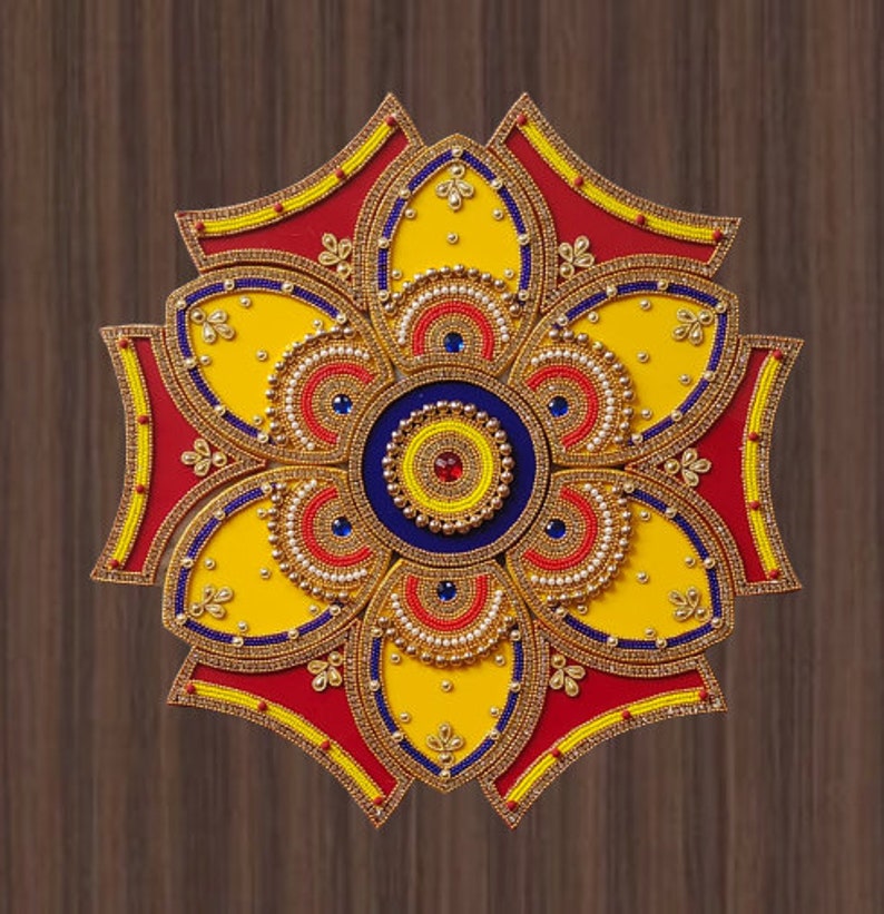 Handmade Acrylic Rangoli Reusable Rangoli for Home Decor - Etsy