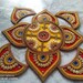 Indian Rangoli, Handmade Acrylic Rangoli for Home and Temple Decor ...