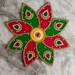 Indian Rangoli, Handmade Acrylic Rangoli for Home and Temple Decor ...