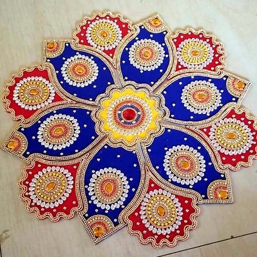 Buy Indian Rangoli Handmade Acrylic Rangoli for Home and Temple Online ...