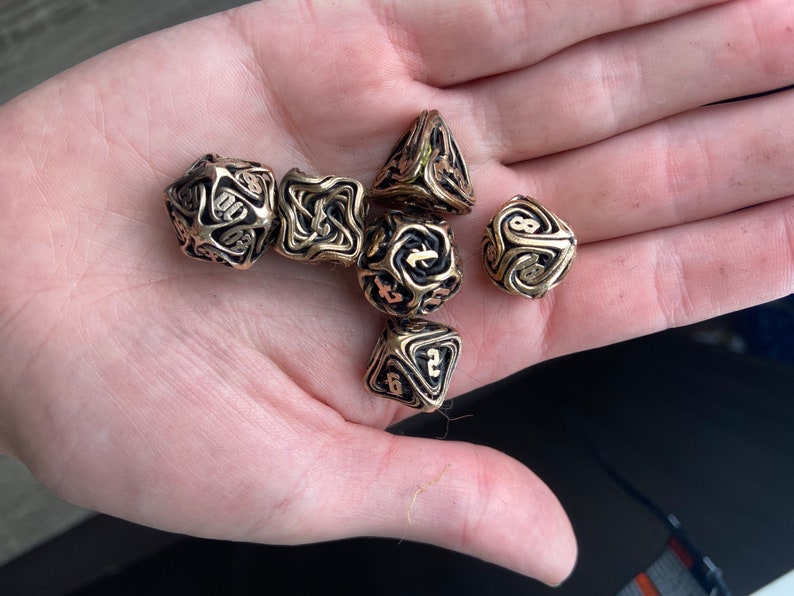 Stygian Polyhedral Dice Set - Etsy