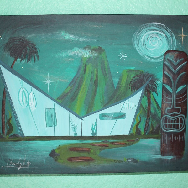 Tiki Painting - Etsy