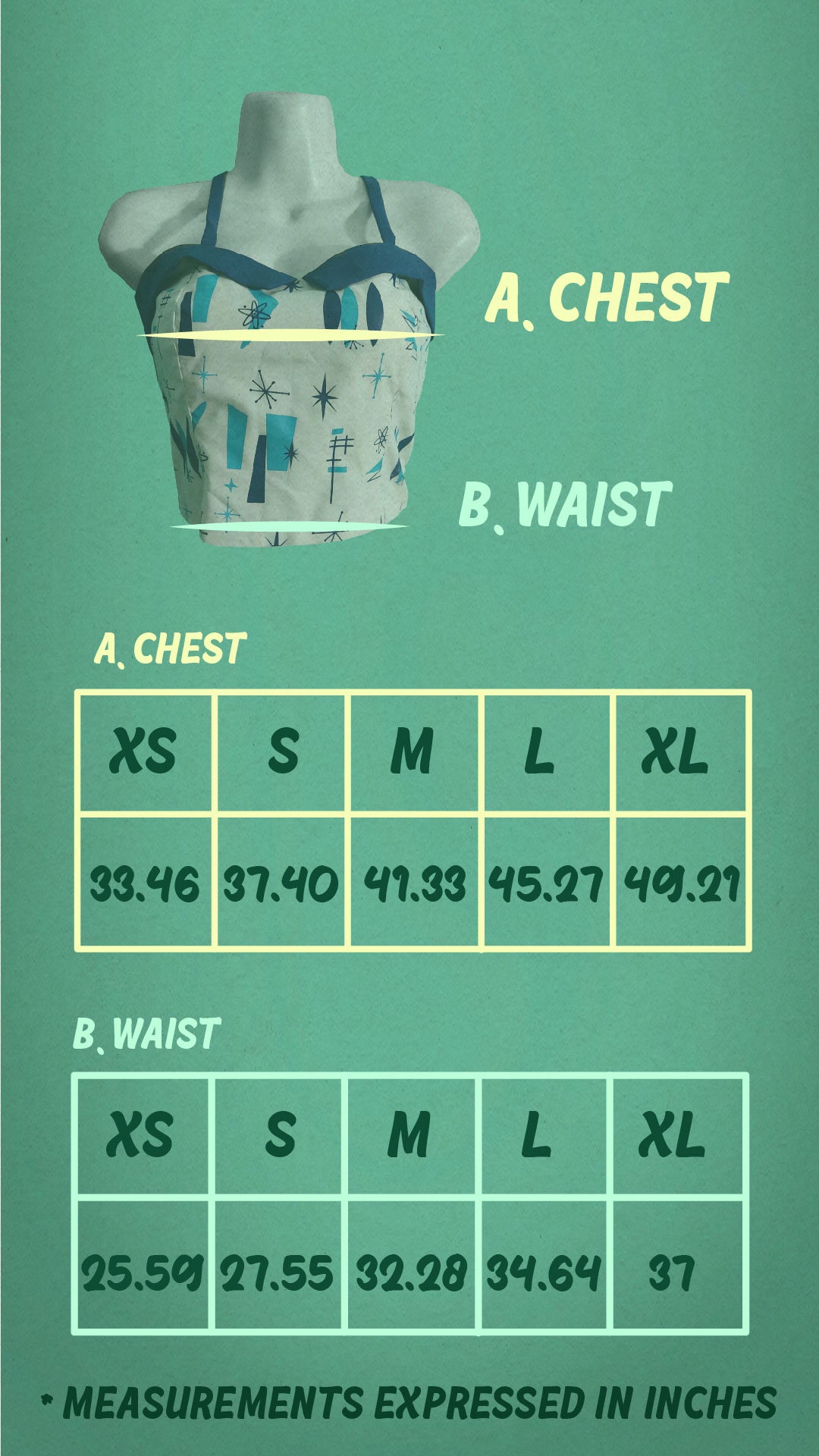 Top Tiki Rockabilly / Crop Top Pinup / Pinup Clothes / Tiki Top / Tiki ...