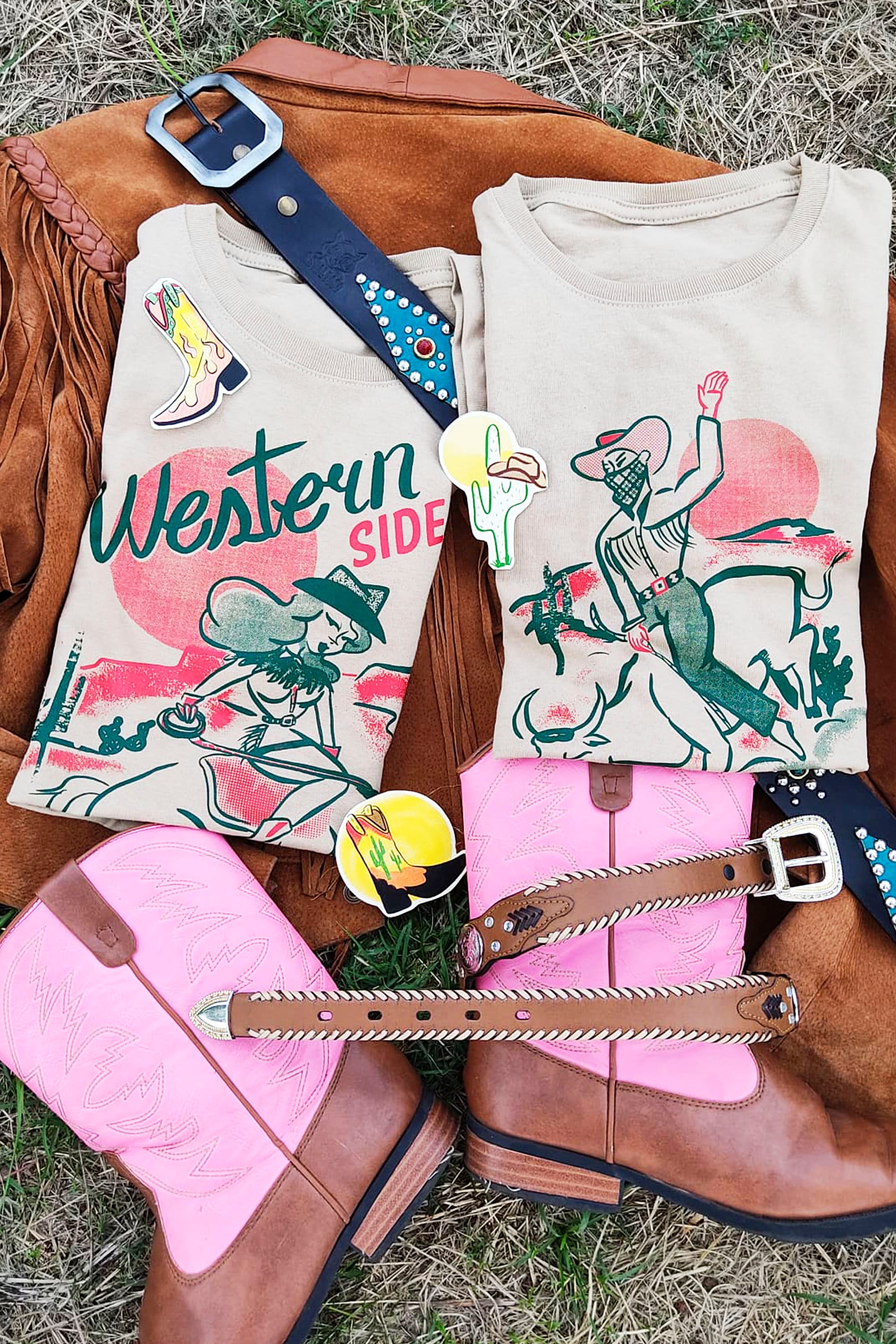 Western Side/ Western T-shirt/ Retro / Rockabilly T-shirt/ Western Man ...