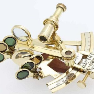 Antique Brass Nautical Astrolabe Ship's Sextant 4'' Marine Maritime ...