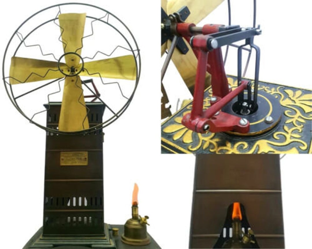 Museum Decor Stirling Engine Powered Air AKA Kerosene Fan - Etsy