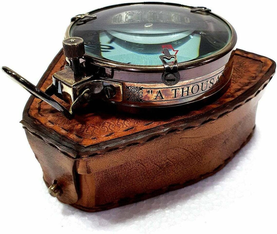 Maritime Nautical Brass Map Reader Compass 3 Navigational Compass W ...