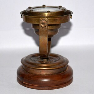 Antique Brass Nautical Gimbal Compass Ship's Binnacle - Etsy
