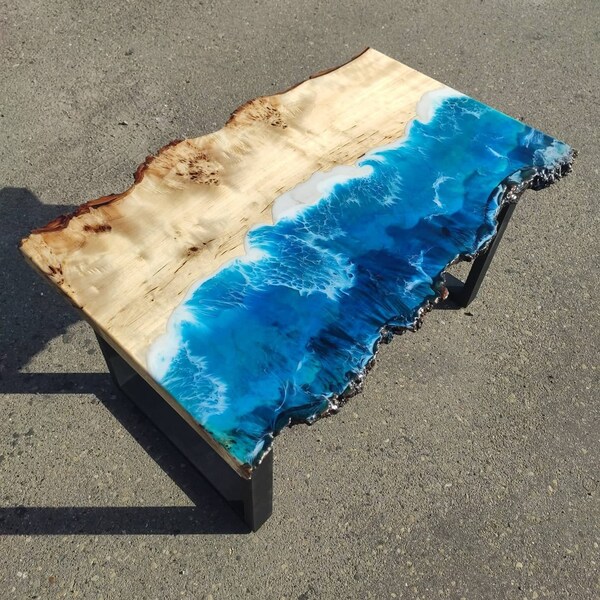 Resin Ocean Table - Etsy