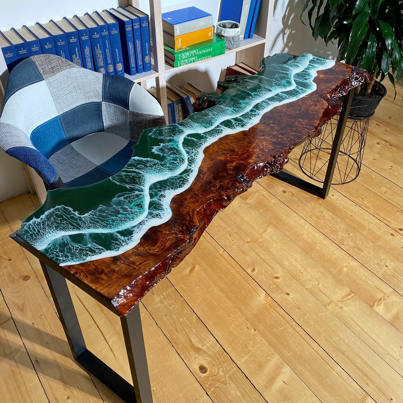 Epoxy Office Desk - Etsy