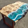 Spaceships Epoxy Table, Cosmic Space Table, Starry Sky Space Theme ...