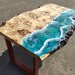 Spaceships Epoxy Table, Cosmic Space Table, Starry Sky Space Theme ...
