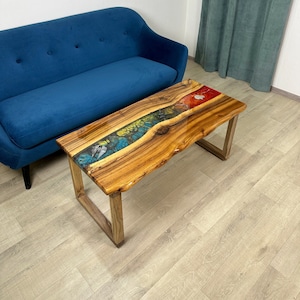 Spaceships Epoxy Table, Cosmic Space Table, Starry Sky Space Theme ...