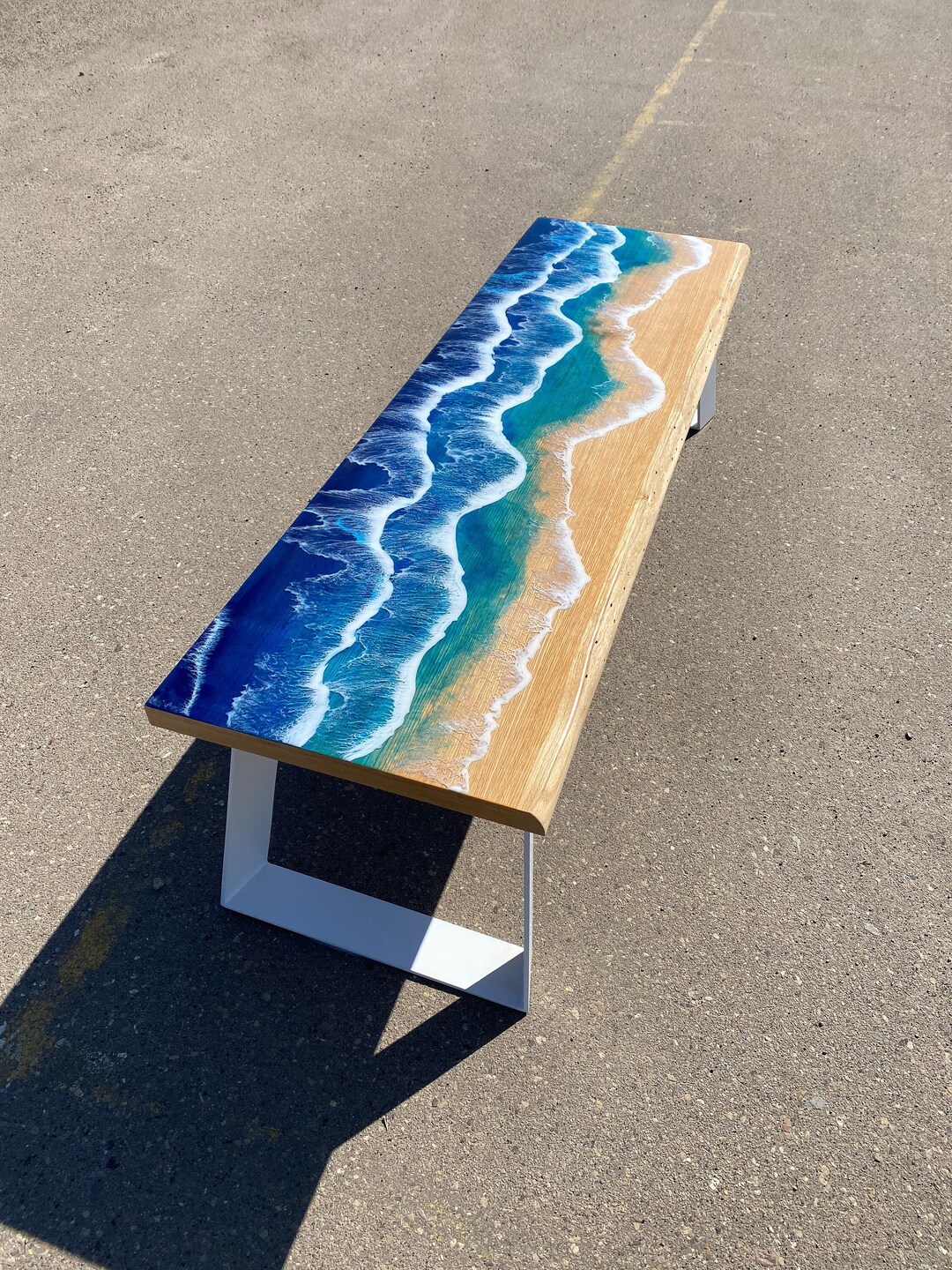 Large Epoxy Dining Table, Resin Table Top, Kitchen Table, Sofa Table ...