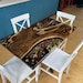 Pressed Flower Epoxy Table, Unusual Dining Table, Floral Art Resin ...