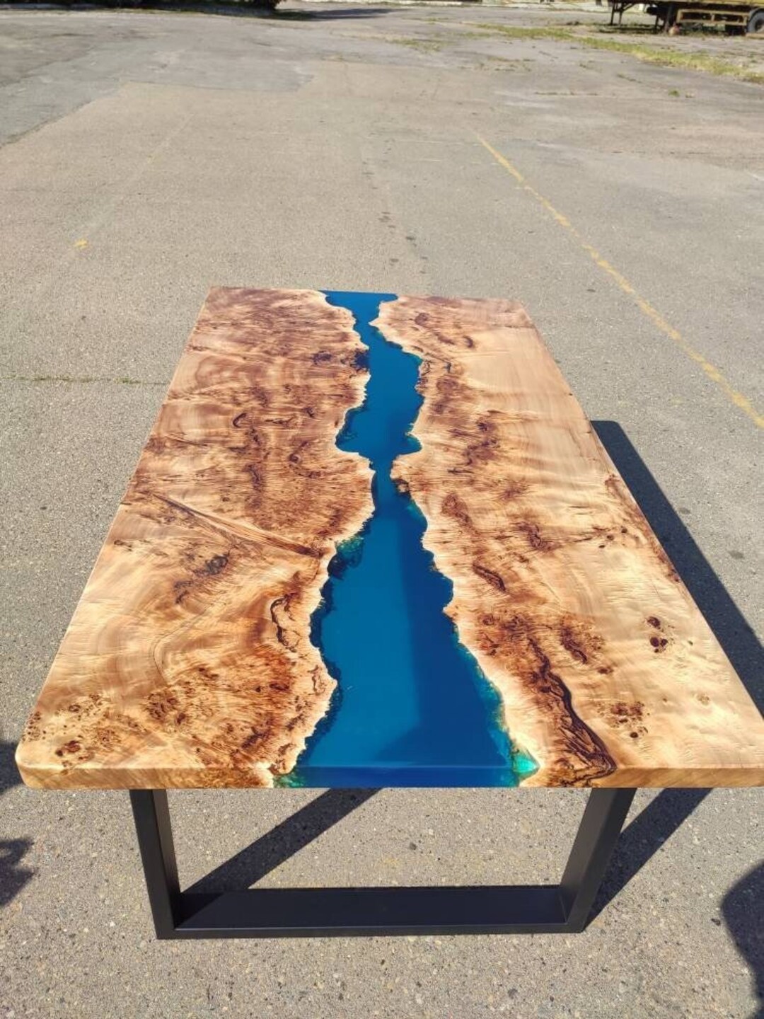 River Table Epoxy Resin Dining Table Live Edge Epoxy River - Etsy UK