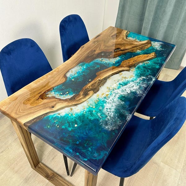 Resin Table - Etsy