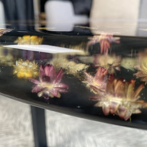 Real Pressed Flower Coffee Table, Table With Flower, Epoxy Resin Table ...