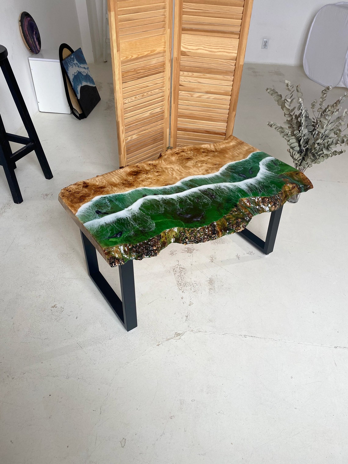 Custom Epoxy Resin Table With Fish Ocean Epoxy Coffee Table | Etsy