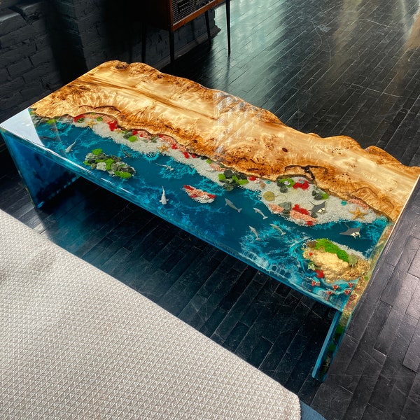 Living Room Furniture Koi Fish Table - Etsy