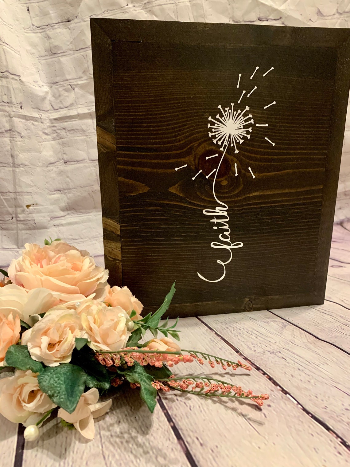 Sign of Faith Faith Sign Faith Wall Decor Faith Table | Etsy