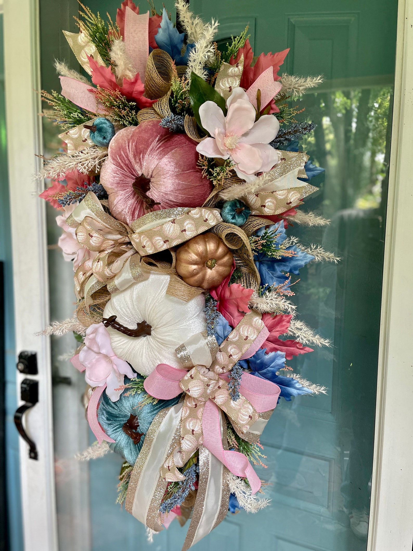 Fall Wreath, Fall Centerpiece, Fall Home Decor, Fall Pumpkin, Wreaths ...