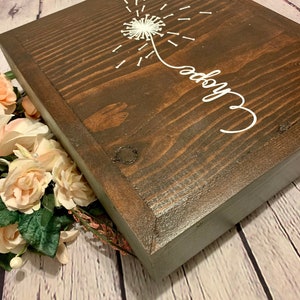 Sign of Hope, Hope Sign, Inspirational Wooden Sign, Christian Sign ...