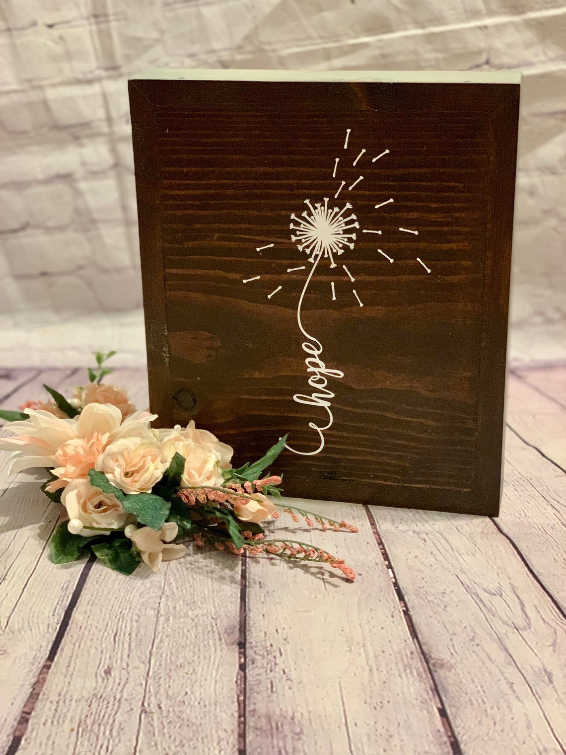 Sign of Hope Hope Sign Inspirational Wooden Sign Christian | Etsy