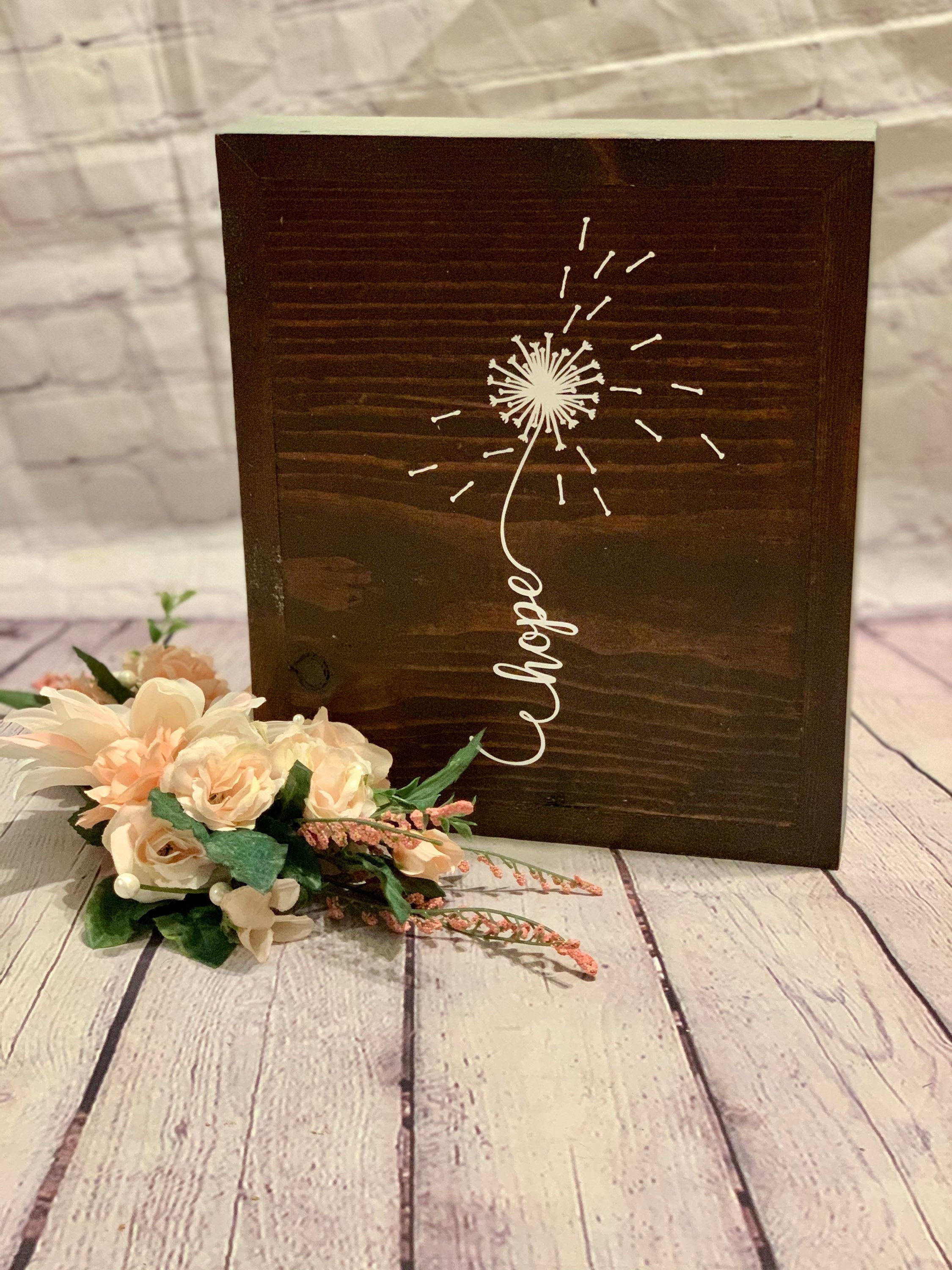 Sign of Hope Hope Sign Inspirational Wooden Sign Christian - Etsy